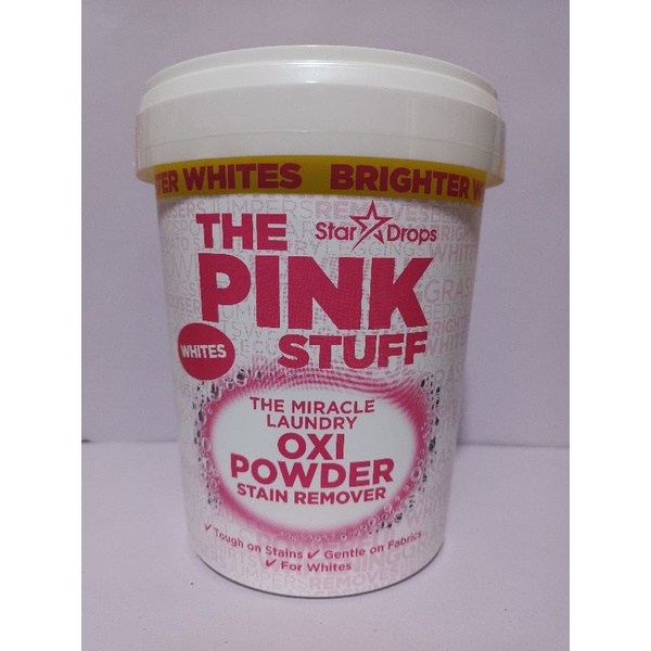 The Pink Stuff The Miracle Laundry Oxi Powder Stain Remover for Whites ...