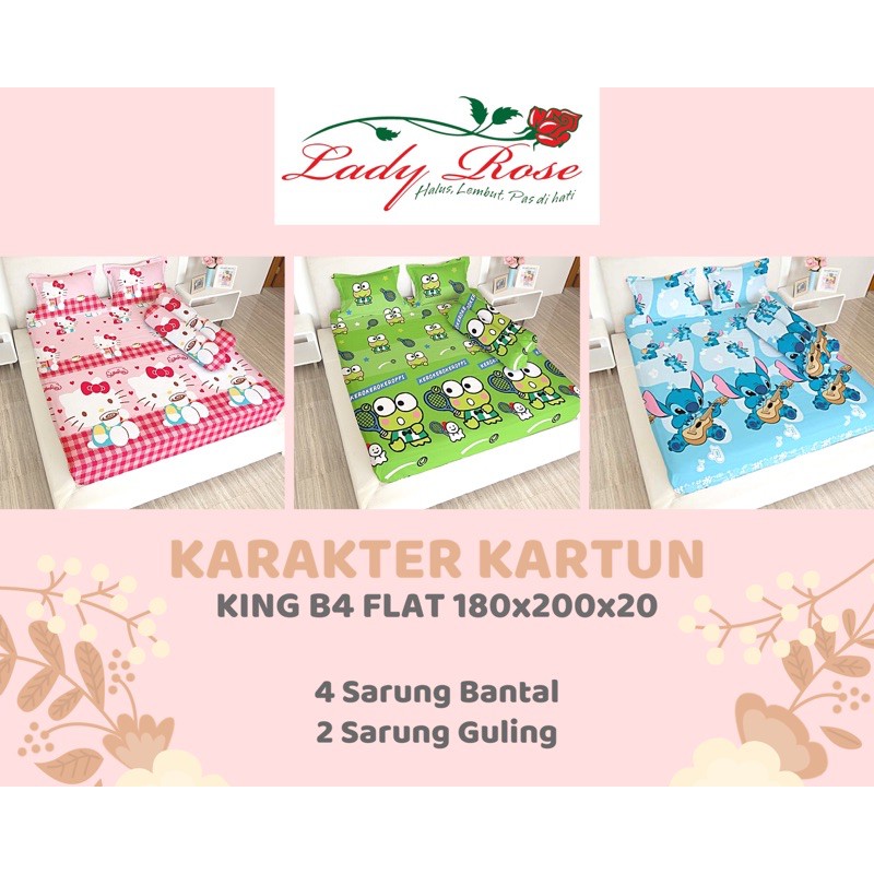Lady ROSE King B4 Character Bed Linen 180x200 Cartoon Child | Shopee Philippines