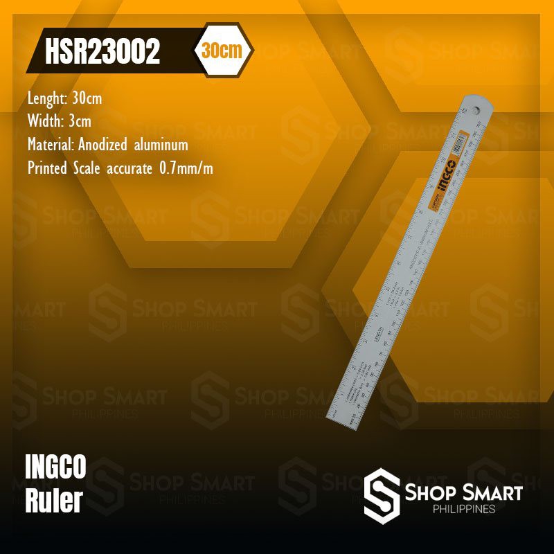 INGCO Ruler (HSR23002) | Shopee Philippines