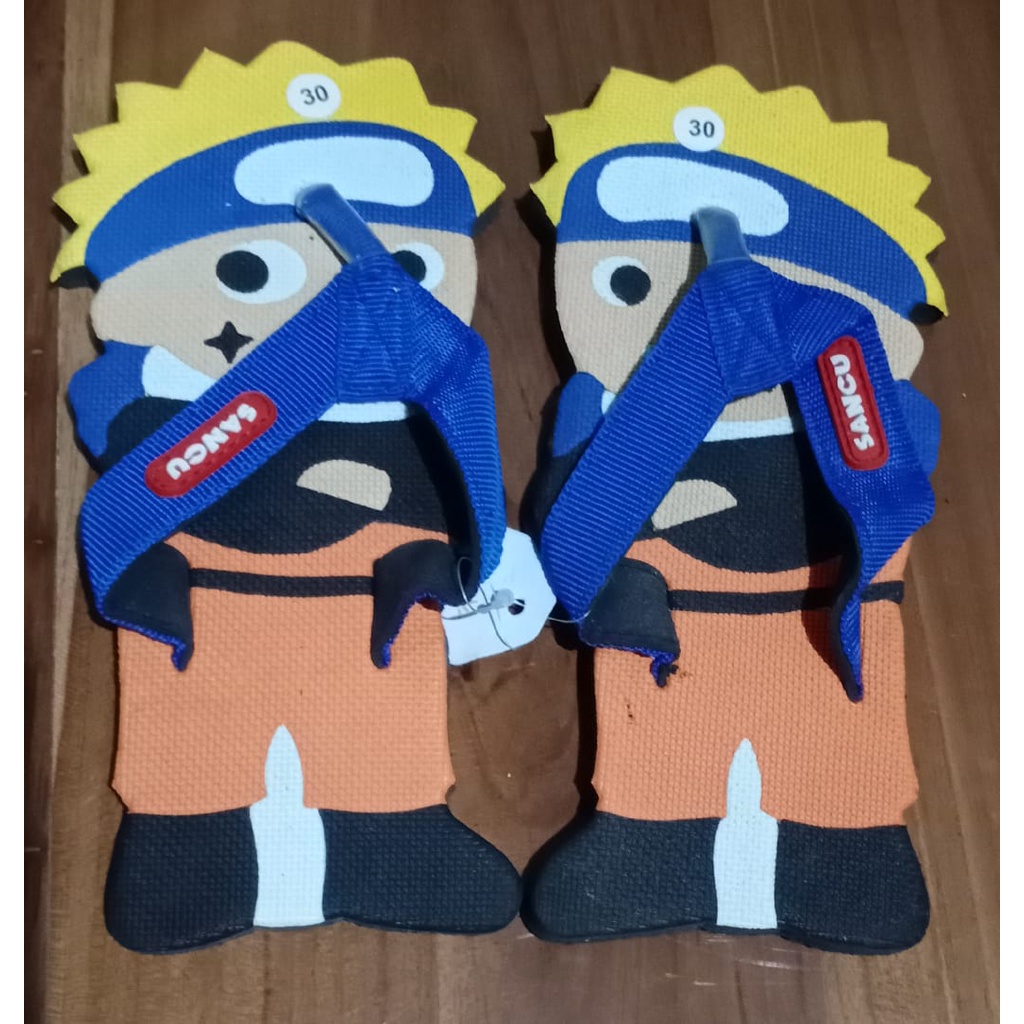 Naruto sancu NINJA BOY Cute Kids Sandals | Shopee Philippines