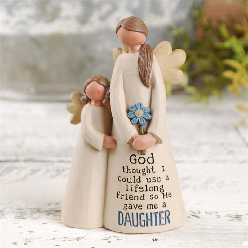 11004 polyresin angel decoration with styrofoam, 5 inches height ...