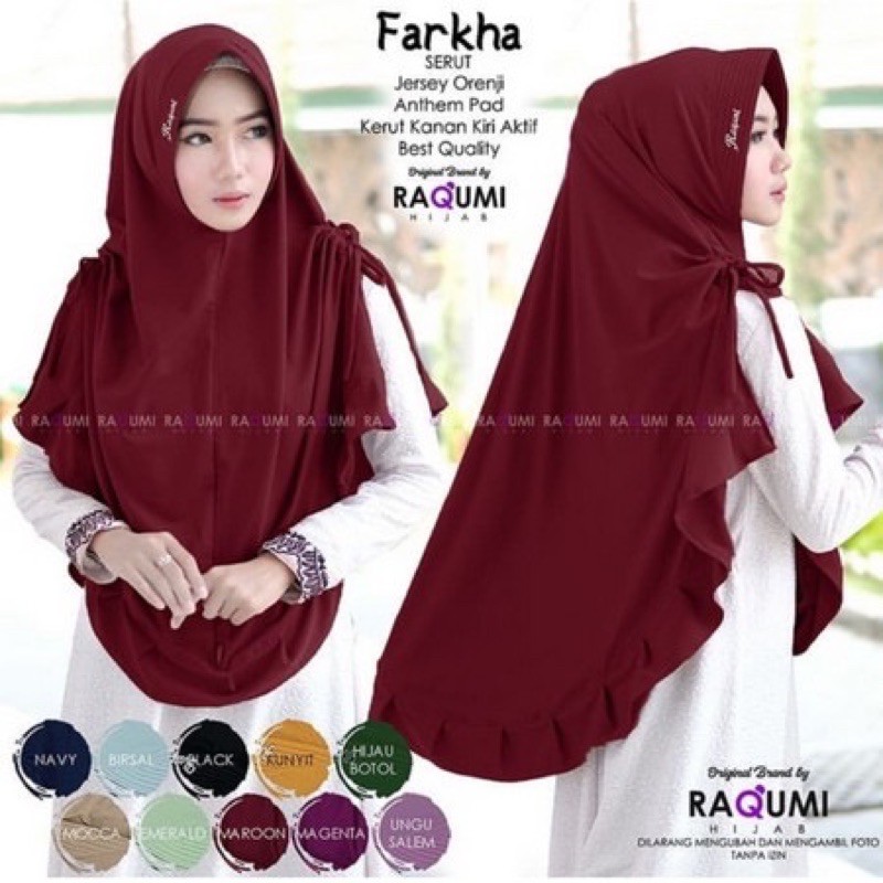 Hijab Shari farkha / Hijab Shaved Right Left | Shopee Philippines
