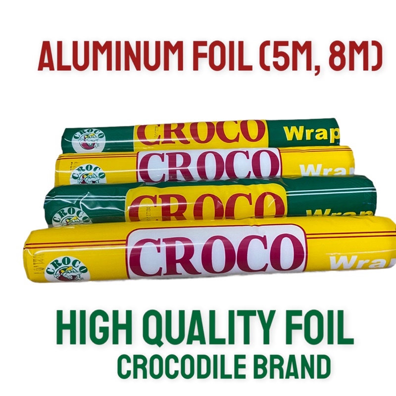 Aluminum Foil (5meters ,8meters)Crocodile | Shopee Philippines