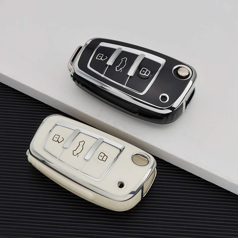 Audi Car Remote Key Case Cover A1 A3 8P 8L A4 A5 B6 B7 B8 A6 A7 C5 C6 ...