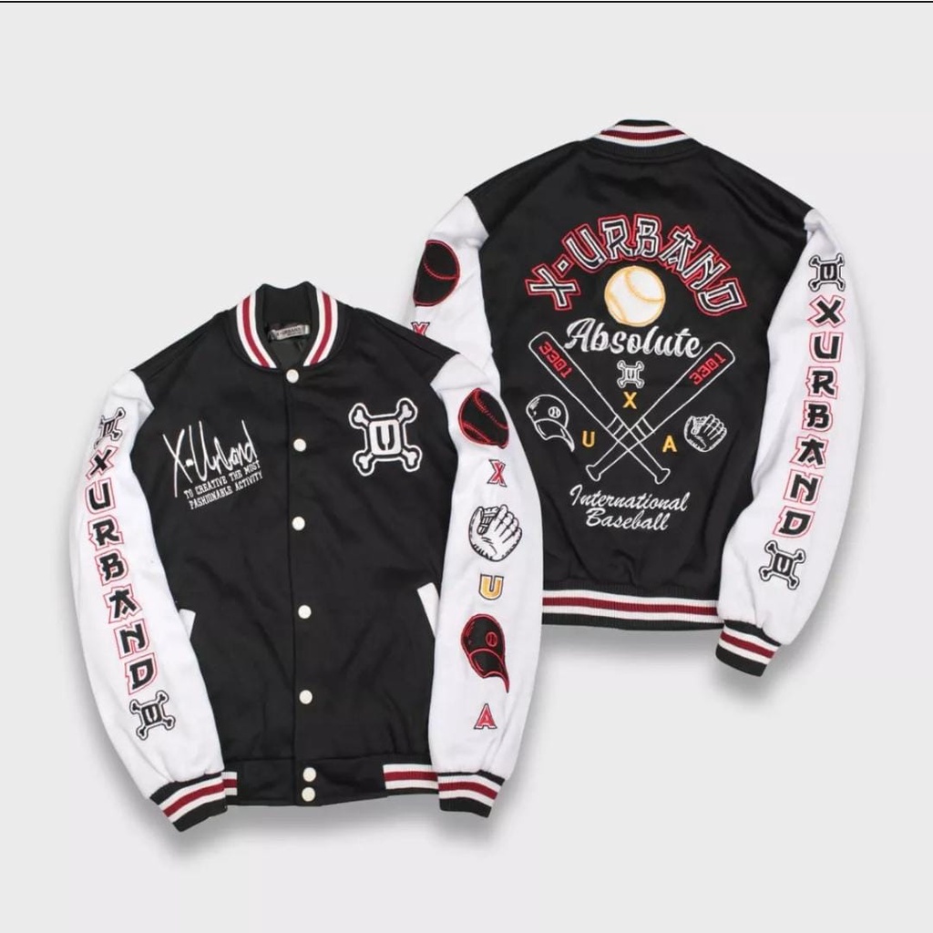 Varsity Jacket Men X urban Original/ Varsity Baseball Jacket Men Women ...