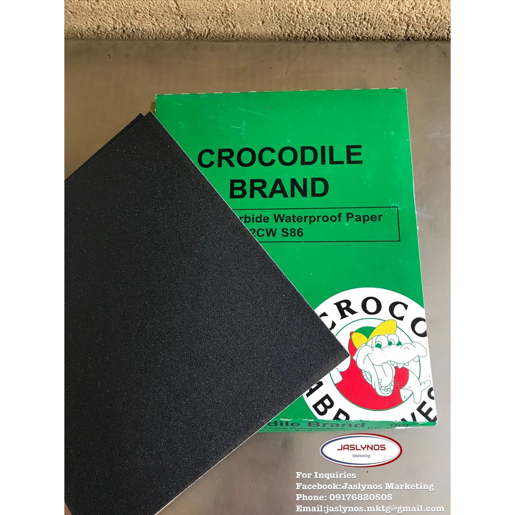 Crocodile Sandpaper 100 sheets Sold/Ream | Shopee Philippines