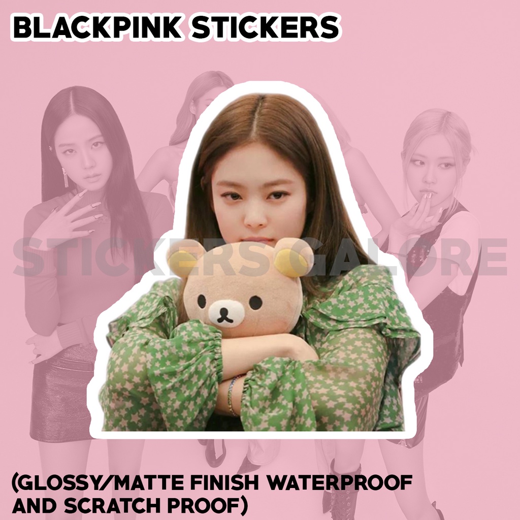 BLACKPINK Jennie VINYL Kpop Sticker Waterproof and Scratchproof ...