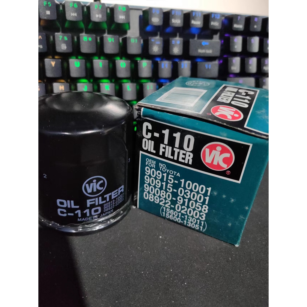 Genuine VIC C-110 Oil Filter | Shopee Philippines