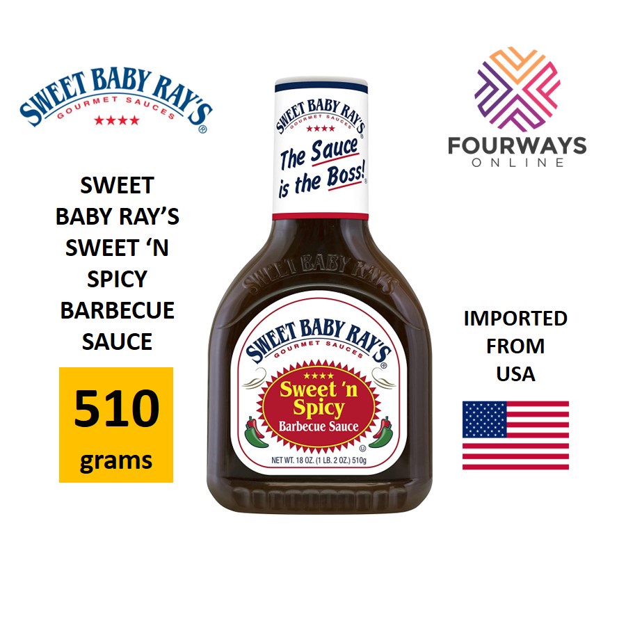 Sweet Baby Ray's Sweet 'n Spicy Barbecue Sauce 510g (18oz) | Shopee ...