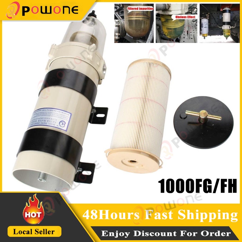 1000 Series Water Separator Diesel Fuel Filter Equivalent For 1000FH ...