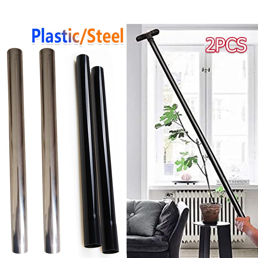 2Pcs 40/45cm Steel/Plastic Vacuum Cleaner Extension Wands Attachment ...