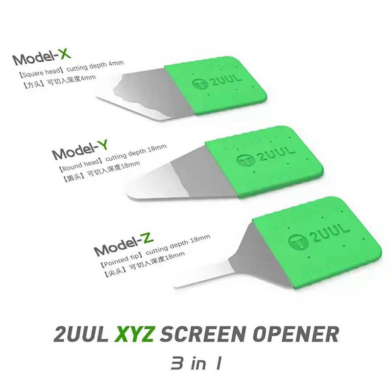 2UUL DA91 3 IN 1 XYZ Screen Opener Tool Curved For Mobile Screen ...
