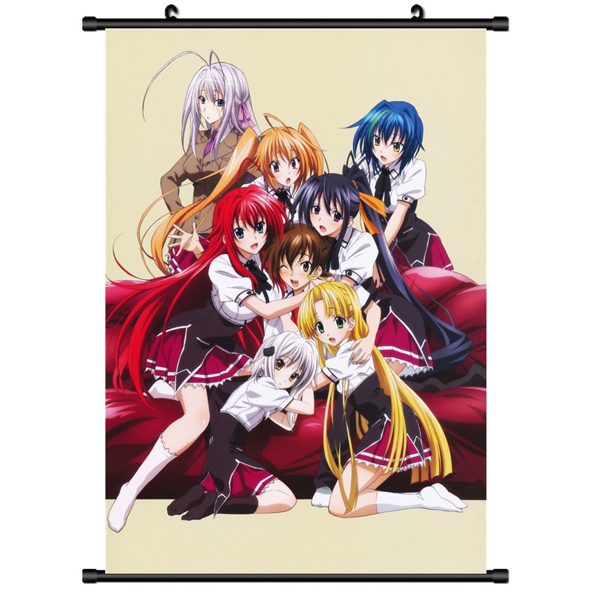 Anime High School DxD Rias Gremory Fabric Wall Scroll poster cosplay ...