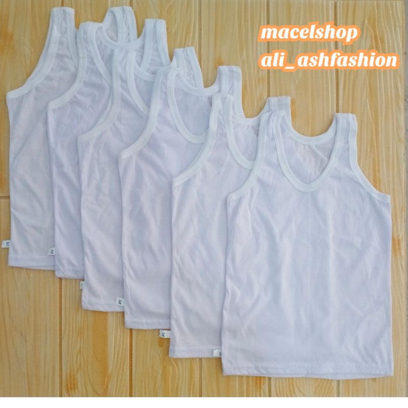 12/6pcs.Sando White for Kids/Boys(2-10years old)cotton sando | Shopee ...