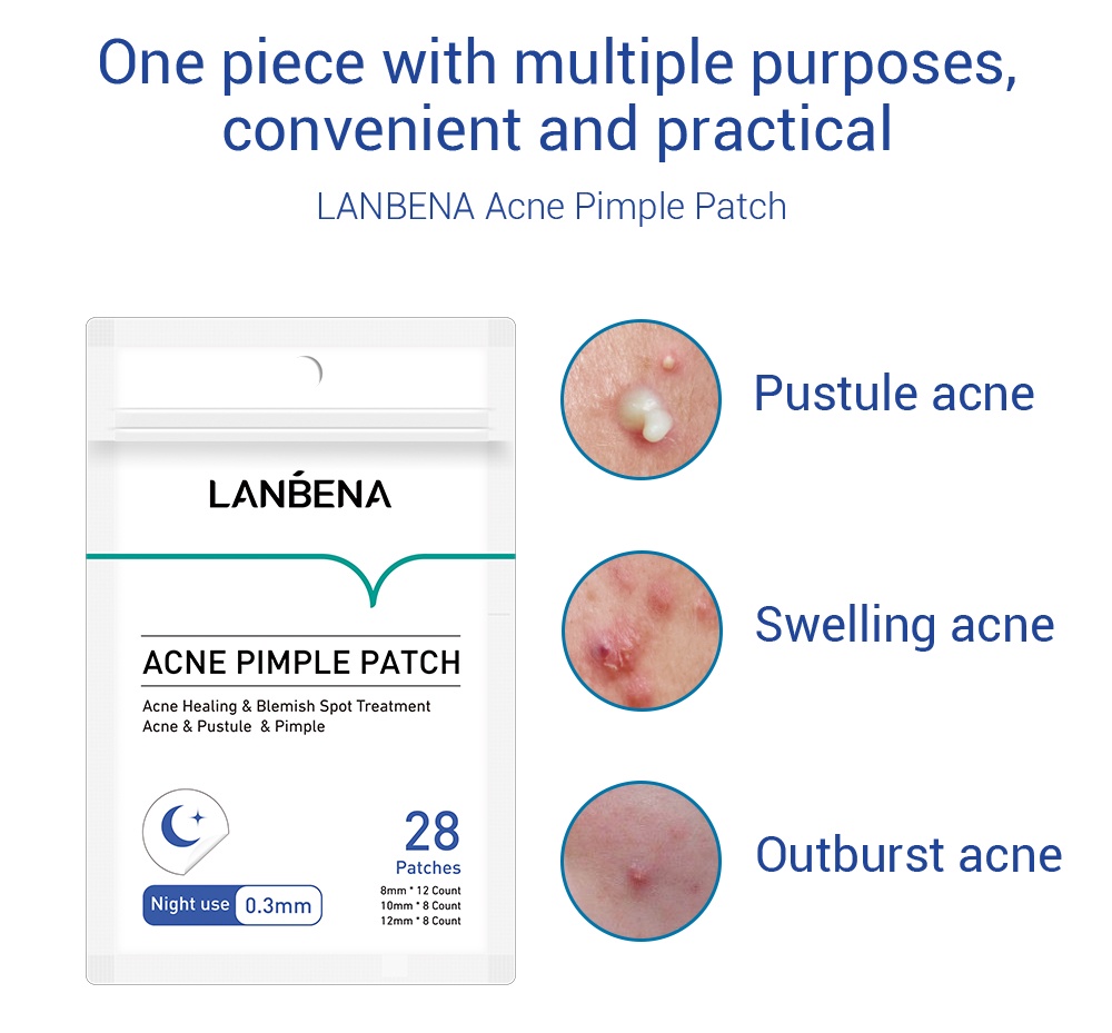 Lanbena Pimple Patch Salicylic Acne Removal Blemish Spot Patch ...