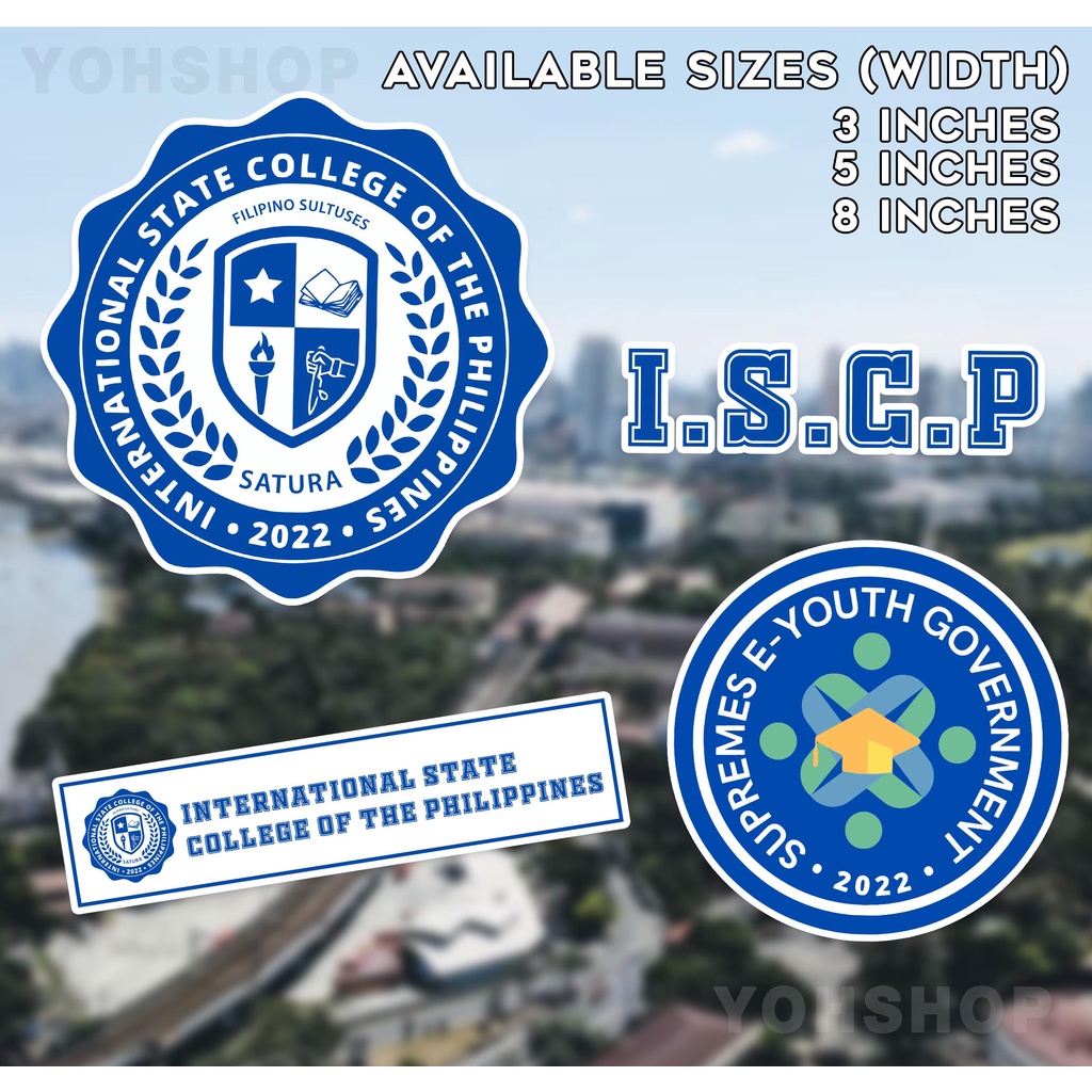University Logos | ISCP Stickers | International State College of The ...