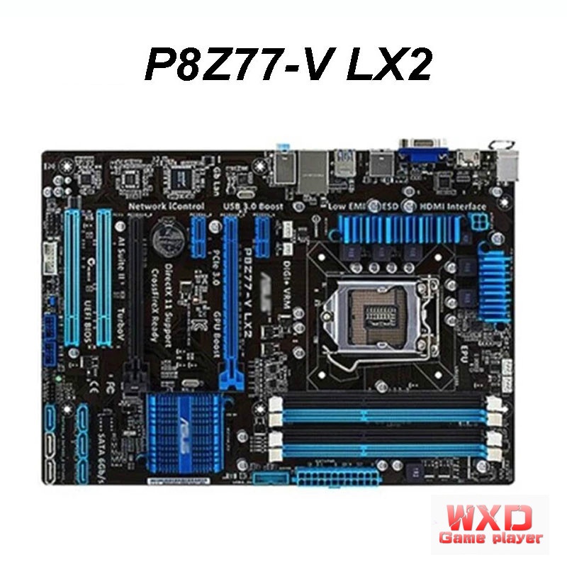 ASUS P8Z77-V LX2 Motherboard intel Z77 Socket LGA 1155 i7 i5 i3 DDR3 PCI-E 3.0 SATA III Original ...