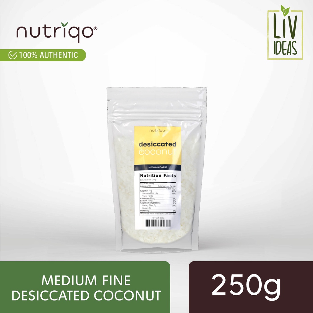 [CLEARANCE SALE] Nutriqo Organic Desiccated Coconut - Medium Coarse ...