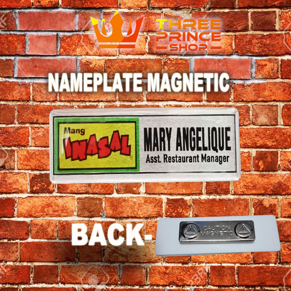 Nameplate Metal Dome Personalized | Shopee Philippines