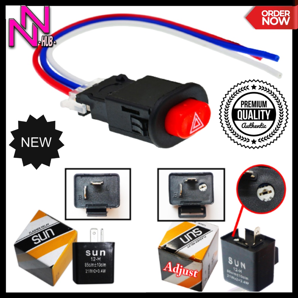 Double Signal Push Button Switch Universal Lc Lc135 rs rs150 v2 y15 ...