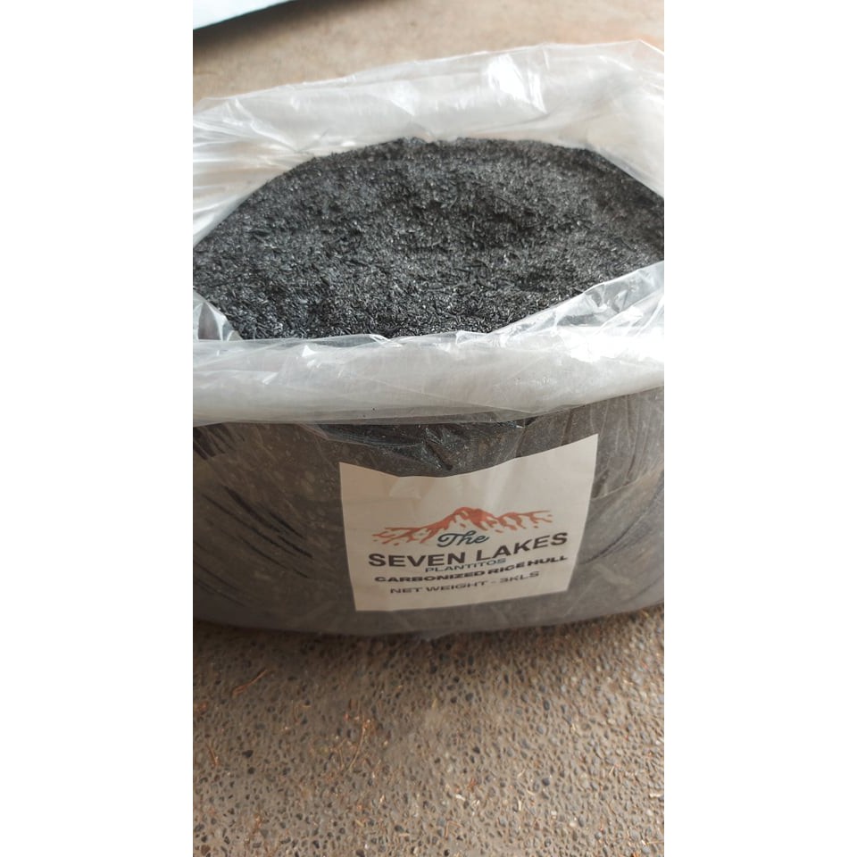 3KLS ORGANIC CARBONIZED RICE HULL SUBSTRATE TO SOIL FERTILIZER / WATER ...
