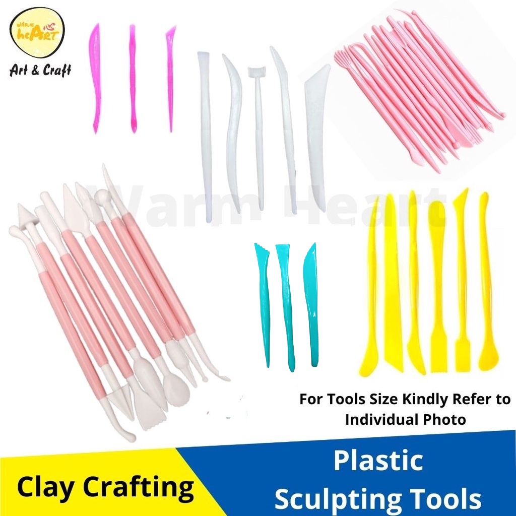 Clay Craft Art Tools/ Sculpting Tools/Plastic Fondant/Up to 24 Heads ...