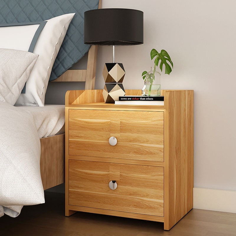 Bedside Cabinet Mini Modern Storage Bedroom Bedside Tables With 2 ...