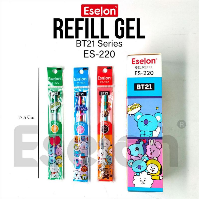 Refill Gel Bt21 Fancy Character Refill Bt21 Character Pen | Shopee ...