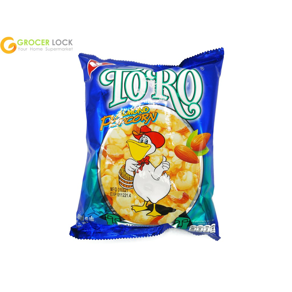 Toro Corns With Butter & Sugar With Almonds 60g. | Shopee Philippines