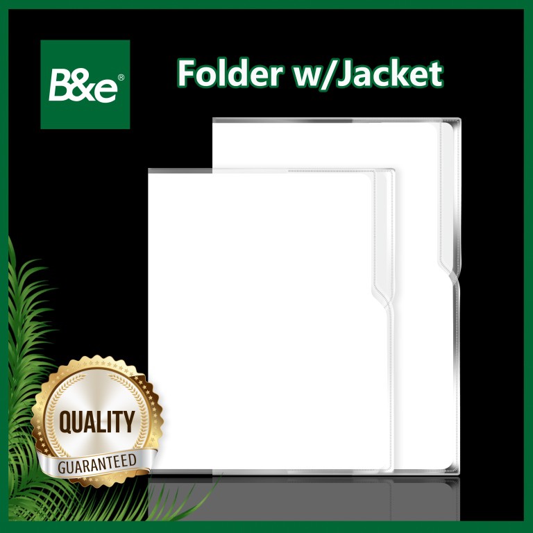 bnesos Stationary School Supplies White Folder With Jacket Long & Short ...