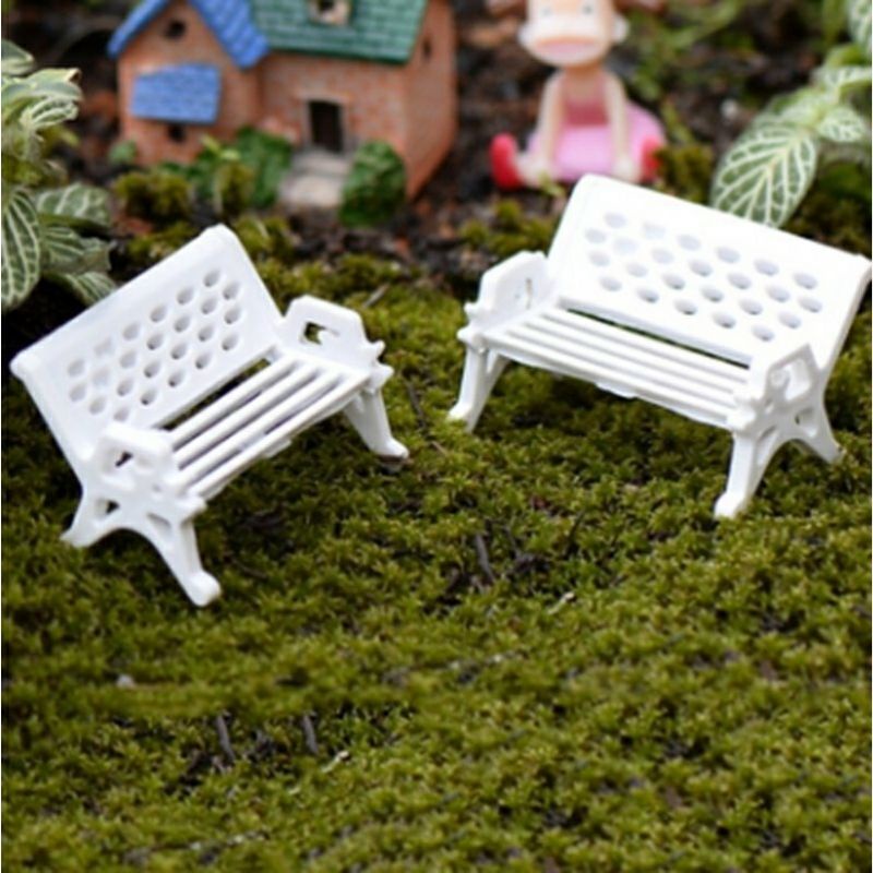 Mini Park Bench Diorama Landscape Model Ornament | Shopee Philippines