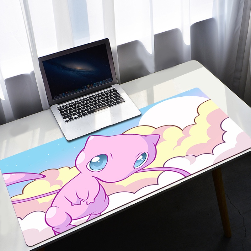 Kawaii Mouse Mats Pokemon Pad Cartoon Desk Accessories Cute Keyboard ...