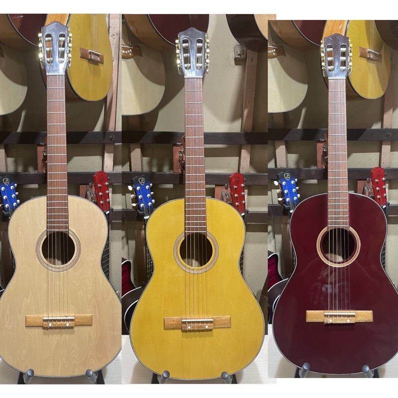 Lumanog classical (nylon) guitar solid spruce top / solid body by ...