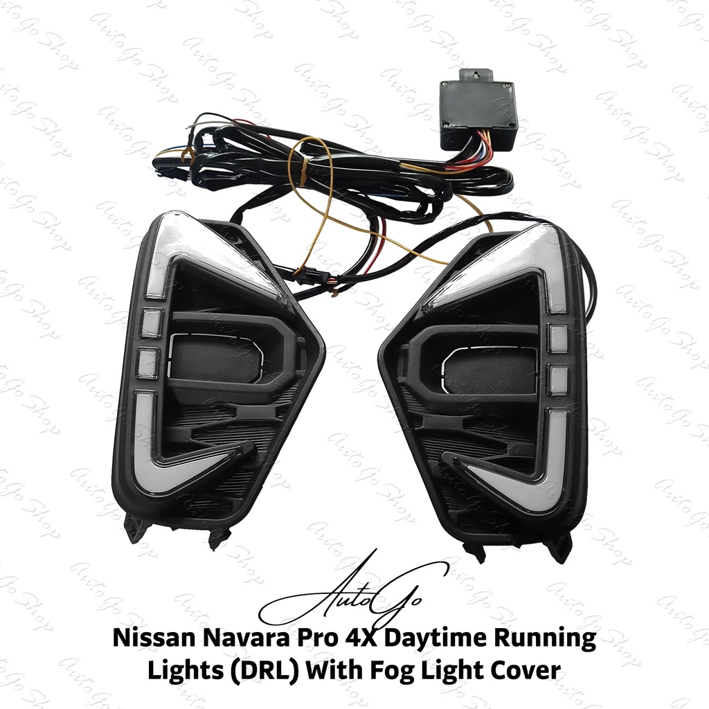 Nissan Navara Pro 4X Daytime Running Lights (DRL) With Fog Light Cover ...
