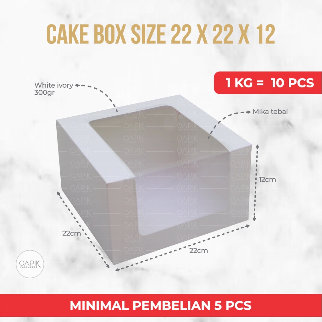 Cake Box 22x22x12, Cake Packaging, Bread Packaging, Cake Packaging ...