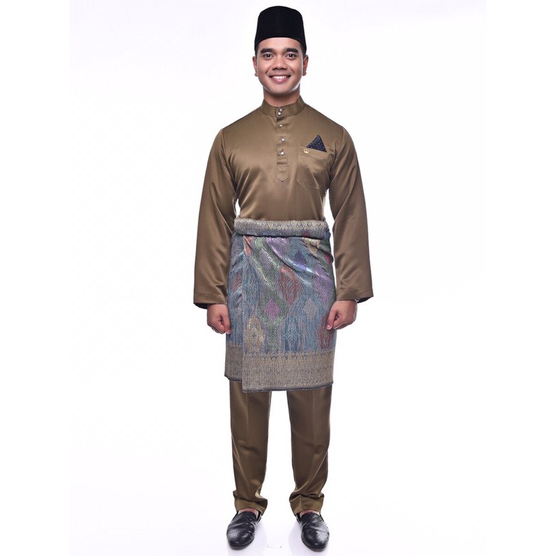 BAJU MELAYU RAYA PRIMAVALET OLIVE GREEN MAJESTY PRELOVED RAYA | Shopee ...