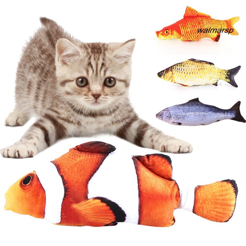 Multicolored Fish Shaped Stuffed Toys for Cats | Shopee Philippines