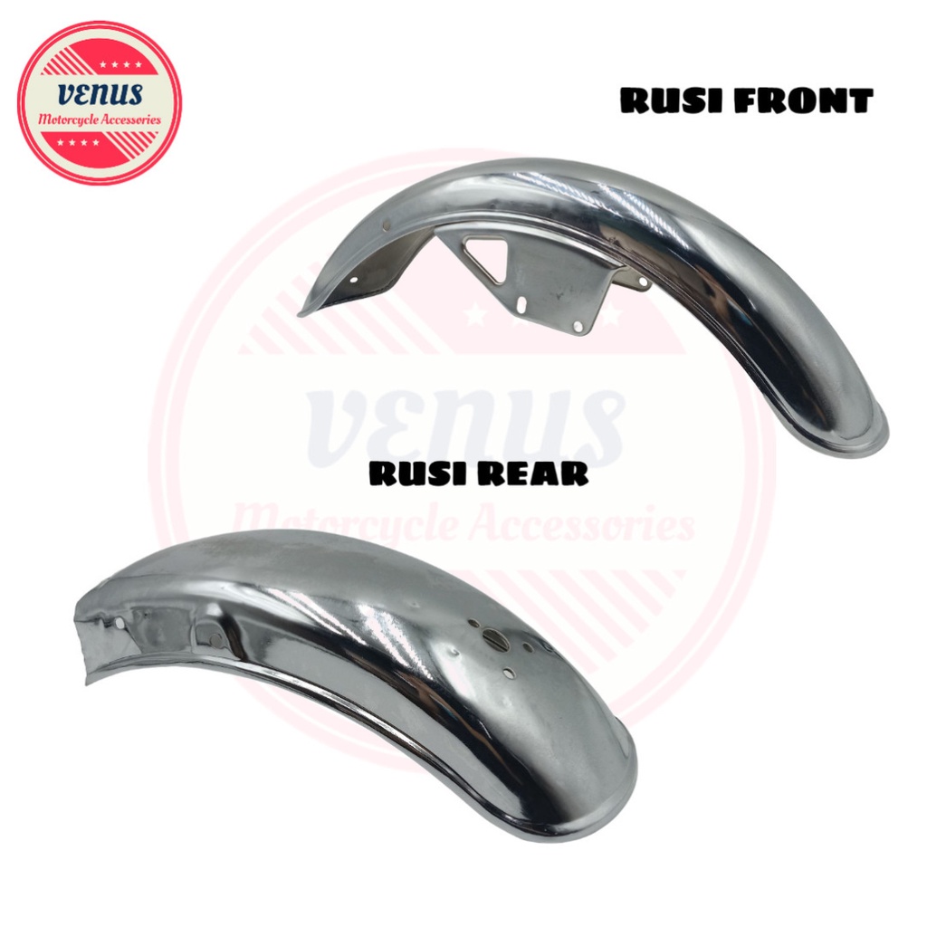 Venus Motorcycle Stainless steel Fender Mudguard for Rusi front/Rear ...