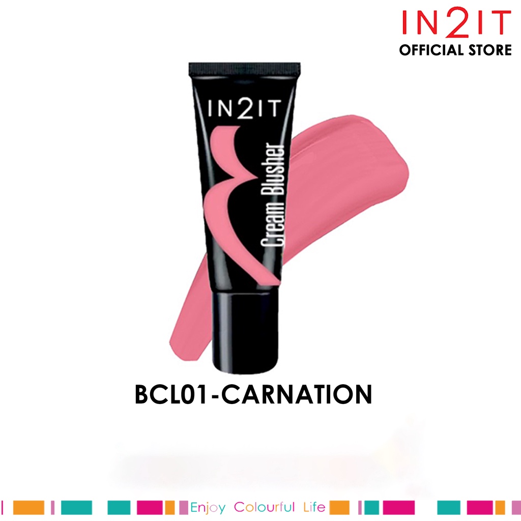 IN2IT Cream Blusher Make-up with Aloe Vera & Vitamin E 01-BCL | Shopee ...