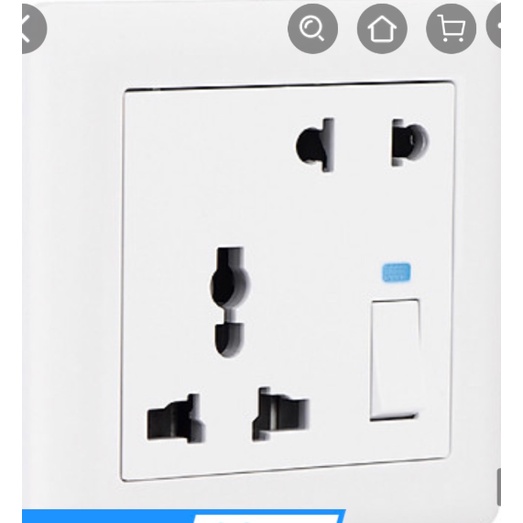 Multi-functional DOUBLE POWER OUTLET WITH SWITCH | Shopee Philippines