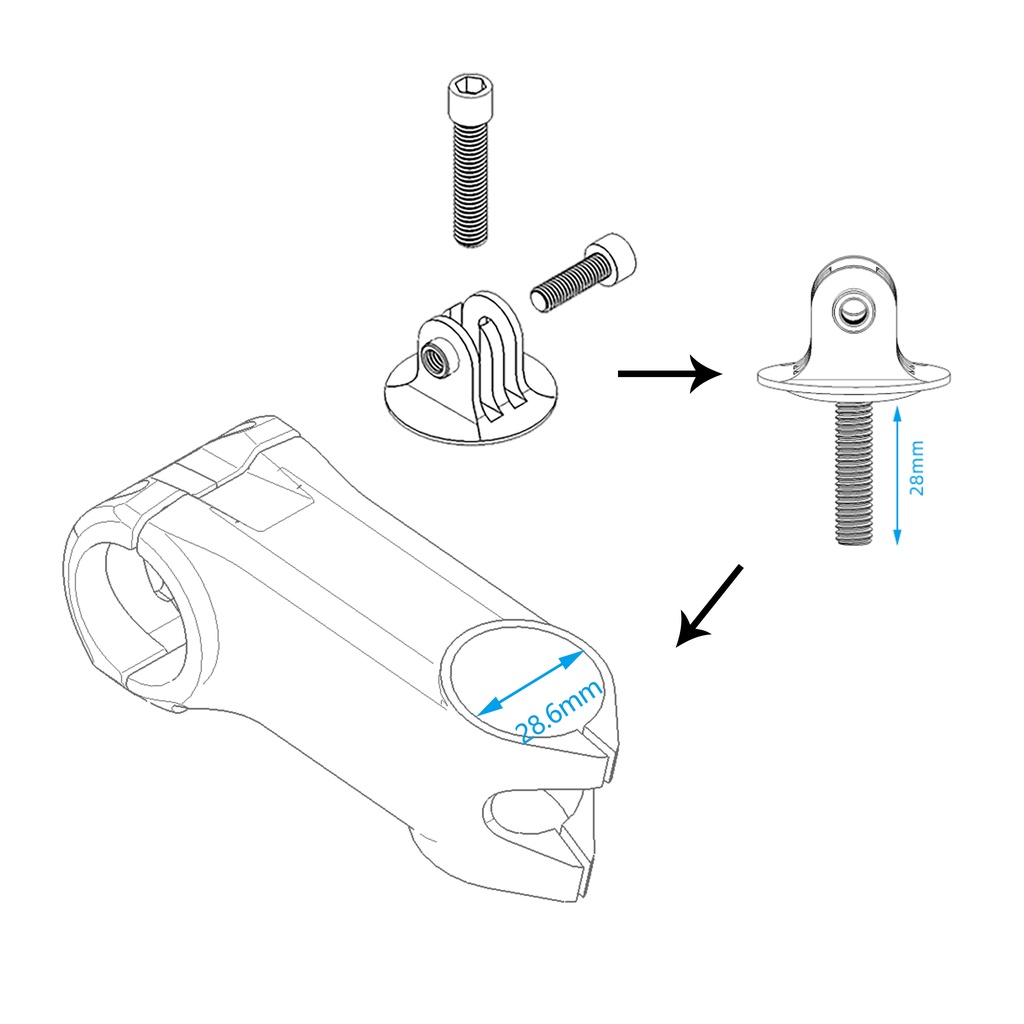 KOCEVLO Bicycle Stem Headset Top Cap Bowl Set Cover For Road Bike 28 ...