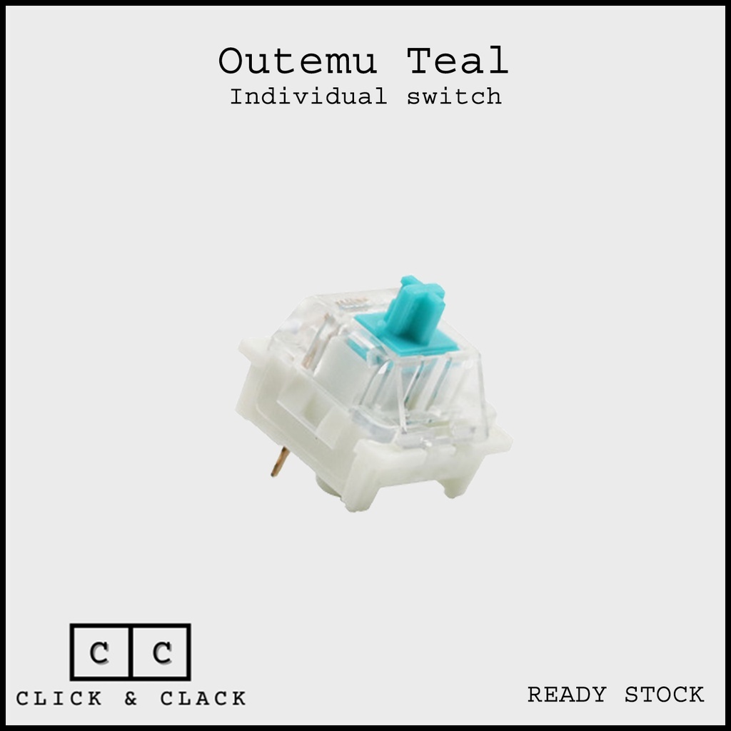 Outemu Teal Mechanical Switch for Mechanical Keyboard (1pcs) | Shopee ...