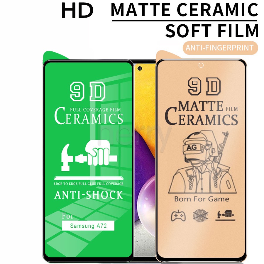 New 9D Full Cover Matte Soft Ceramic Film Screen Protector For Samsung ...