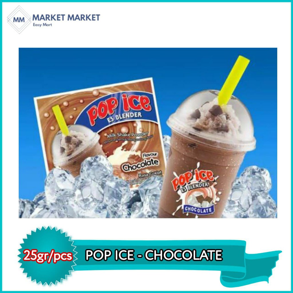 IMG POP ICE MILK SHAKE POWDER 25G STRAWBERRY / CAPPPUCCINO / GRAPE ...
