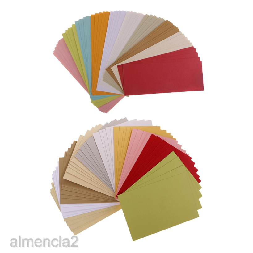 100x Scrapbooking Pearlescent Paper Cardstock DIY Handmade Cards for ...