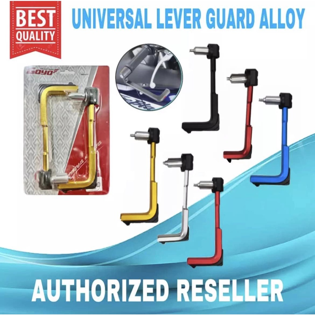 CSL Universal Motorcycle Lever Guard Alloy Paint (1 pair) Japan Quality ...