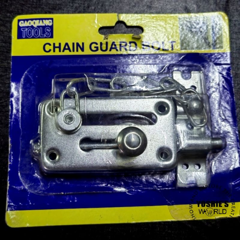 Chain Guard Bolt with Chain & lock | Shopee Philippines