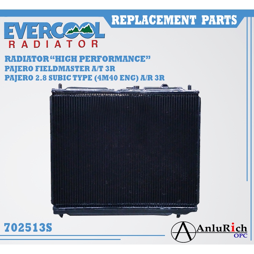 RADIATOR “HIGH PERFORMANCE” PAJERO FIELDMASTER A/T 3R PAJERO 2.8 SUBIC ...