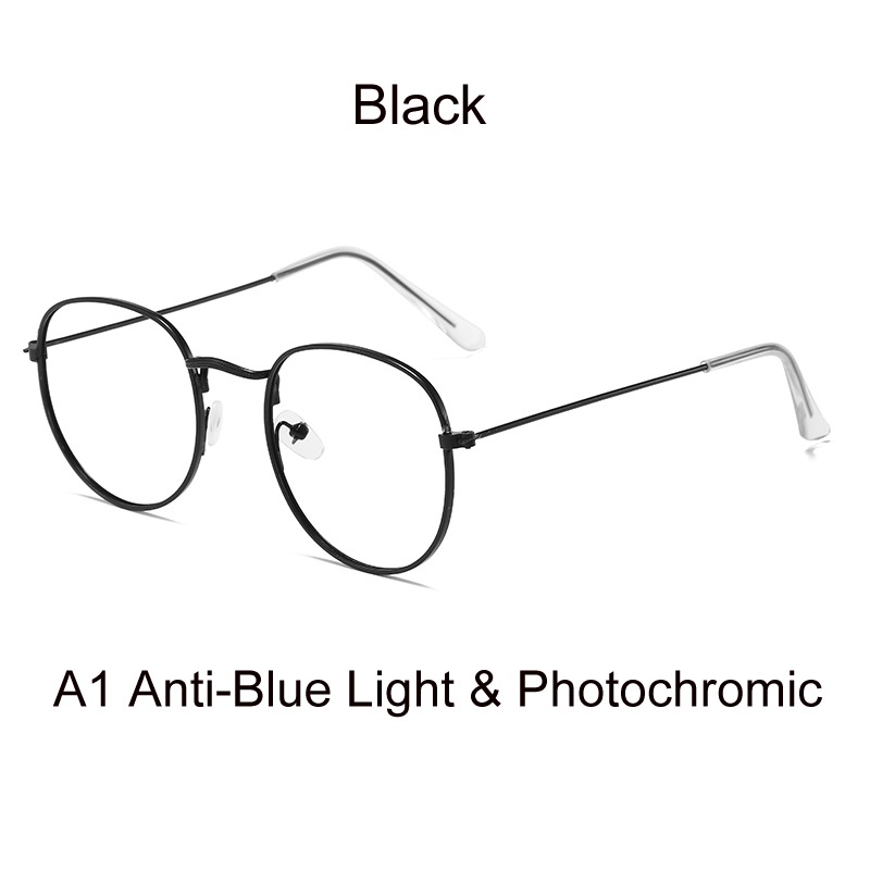 New Photochromic Anti Radiation Glasses Hot Sale Fashion Metal Eyewear ...