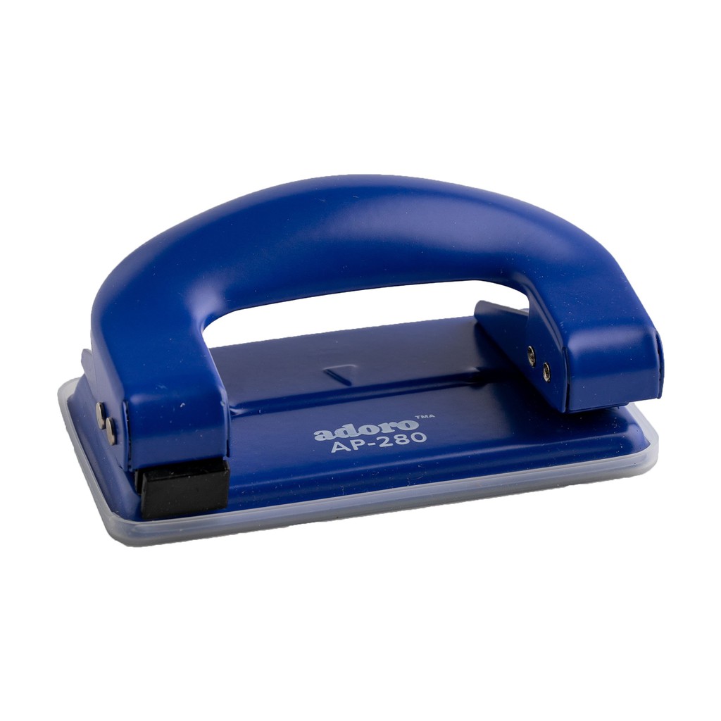 Adoro Double Hole Puncher Blue AP280 (1Pc) | Shopee Philippines